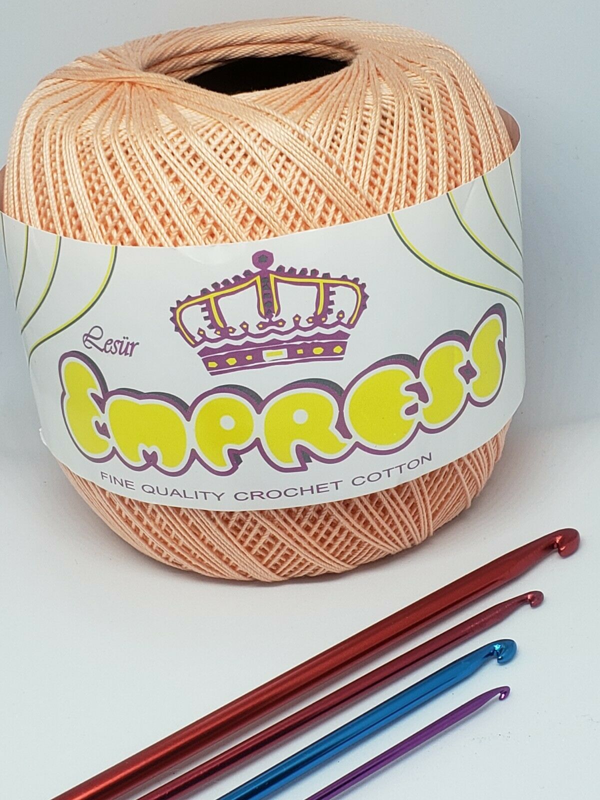 100% Mercerised 365m Cotton Crochet Thread Yarn 65g - Accesorideck.co.uk